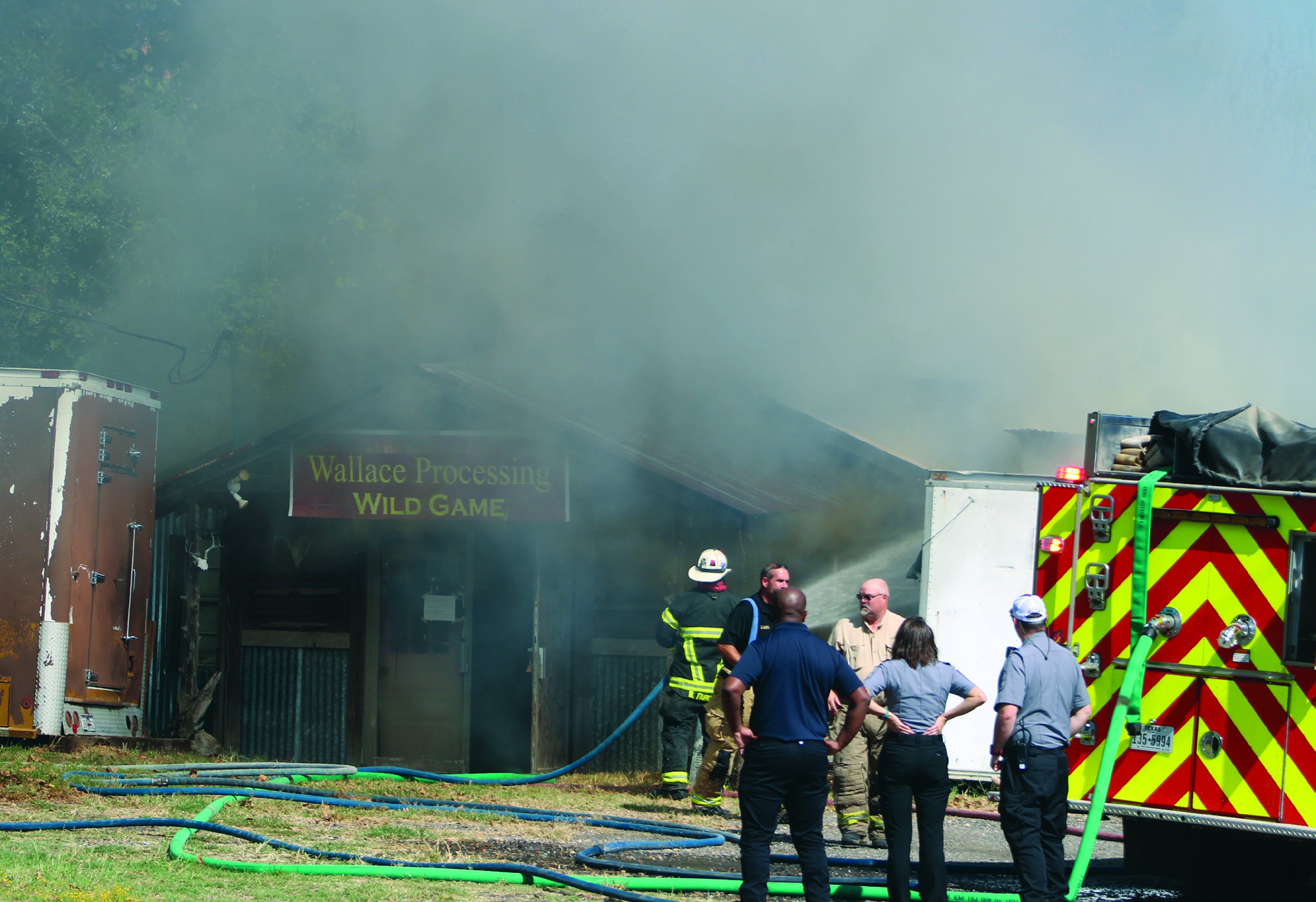 10 area fire departments respond to SH 154 business | The Sulphur ...